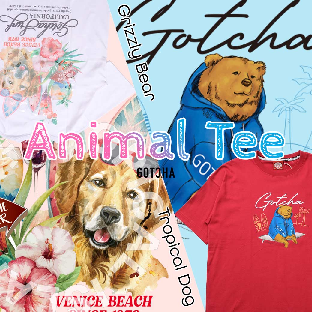 GOTCHA ANIMAL TEE – PEET ONLINE STORE